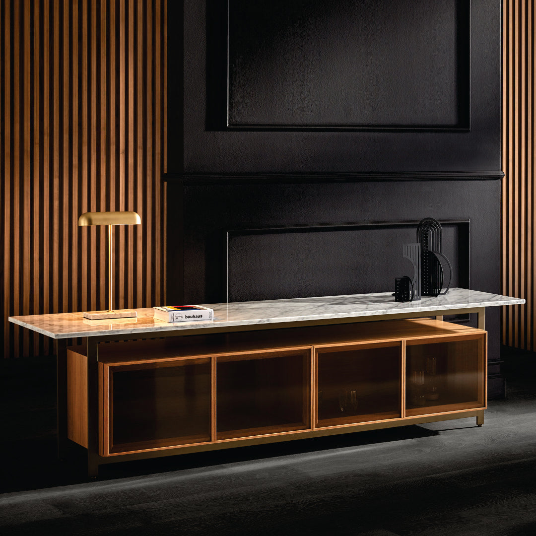 "Chicago Sideboard (2 Horizontal Glass Doors)" – Studio Dimensione